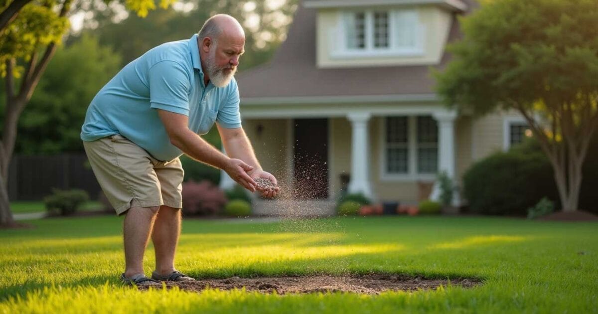 Can you just sprinkle grass seed on the lawn? | The Daylesford Gardener